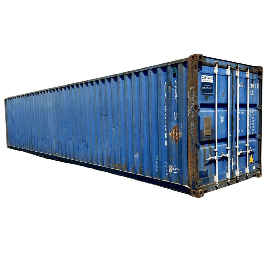 40' Standard Height Wind and Weather Tight Shipping Container – Cascade ...