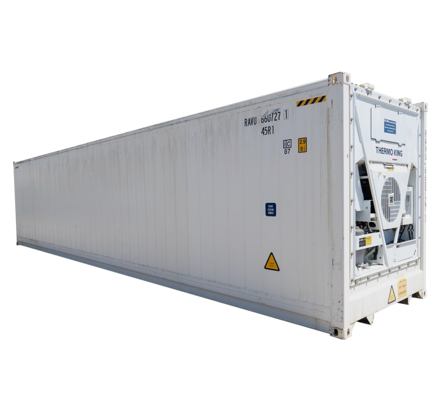 40' High Cube One Trip Refrigerated Container – Cascade Container