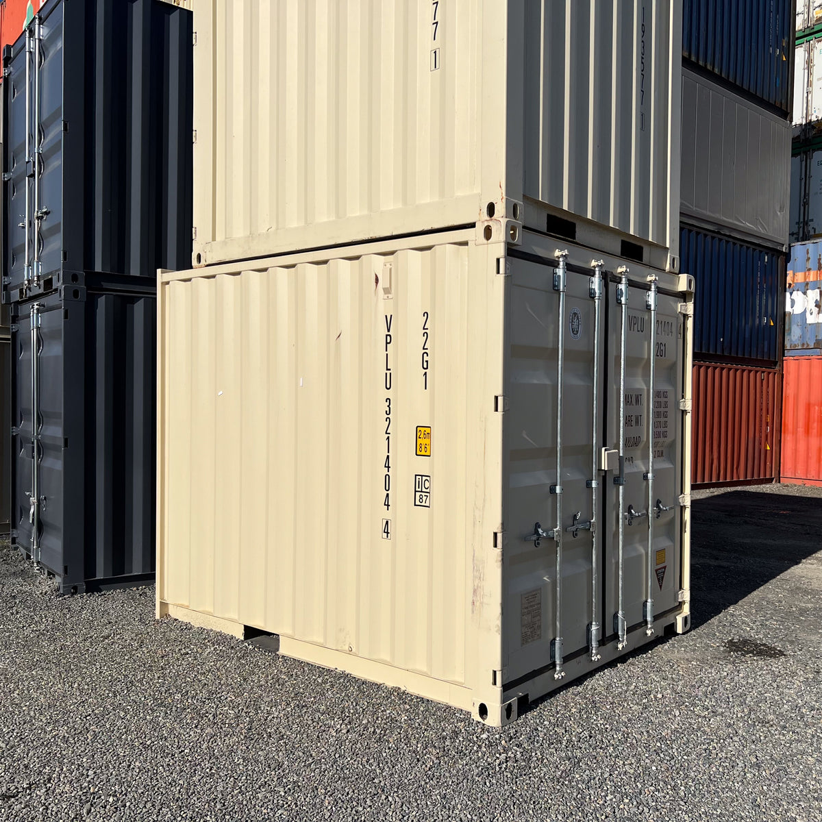 10' Standard One Trip Shipping Container – Cascade Container