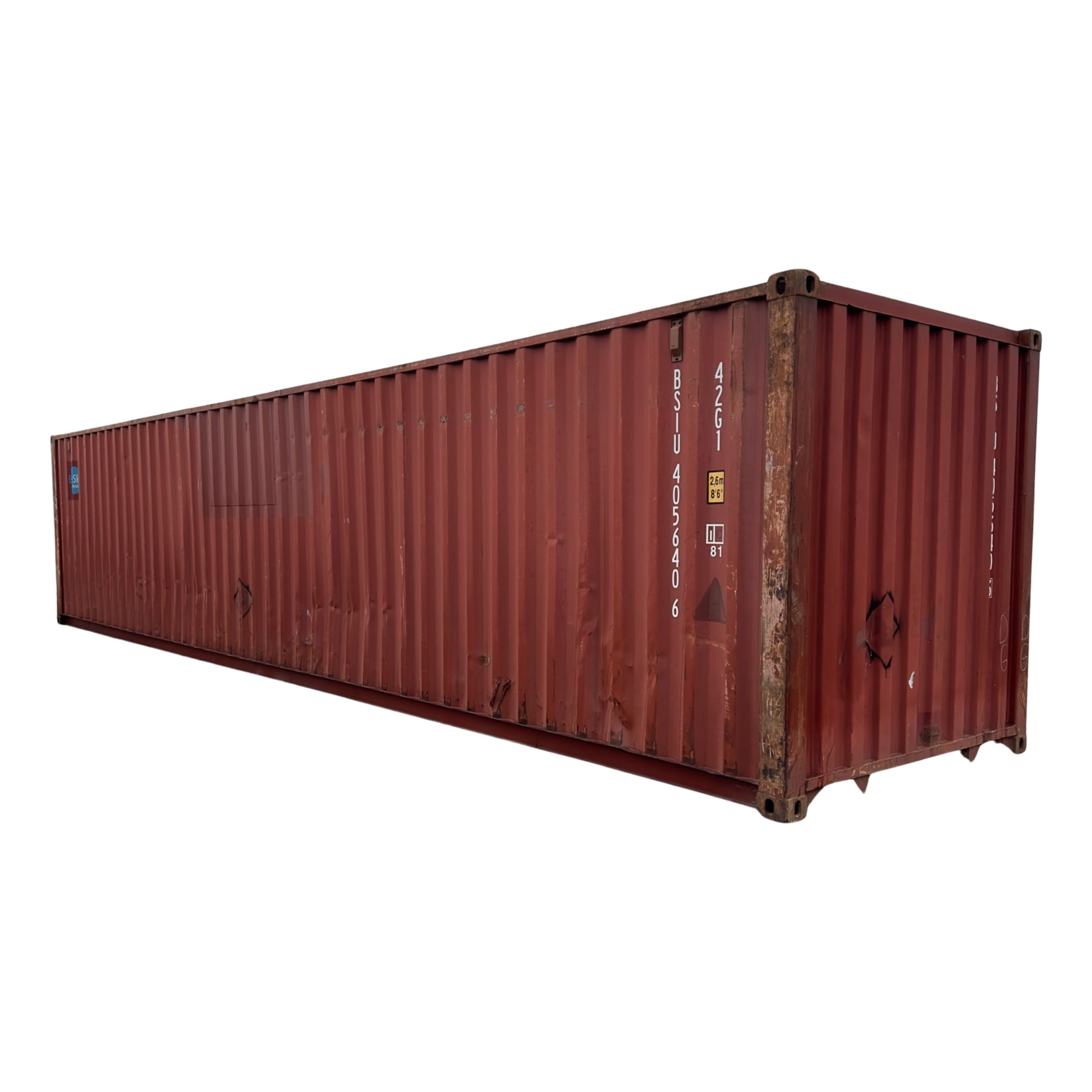 40’ Standard Cargo Worthy Used Shipping Container – Cascade Container